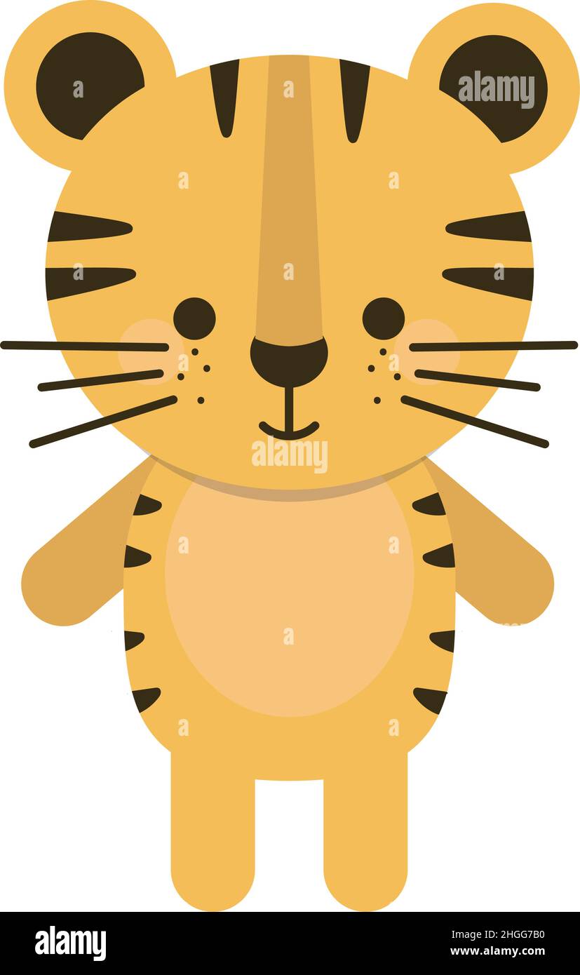 cute little tiger Stock Vector Image & Art - Alamy