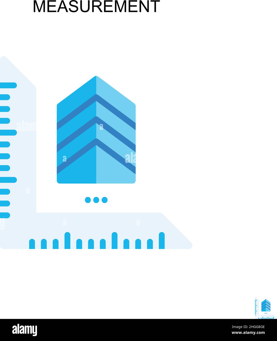 Measurement Simple vector icon.Perfect color modern pictogram on ...