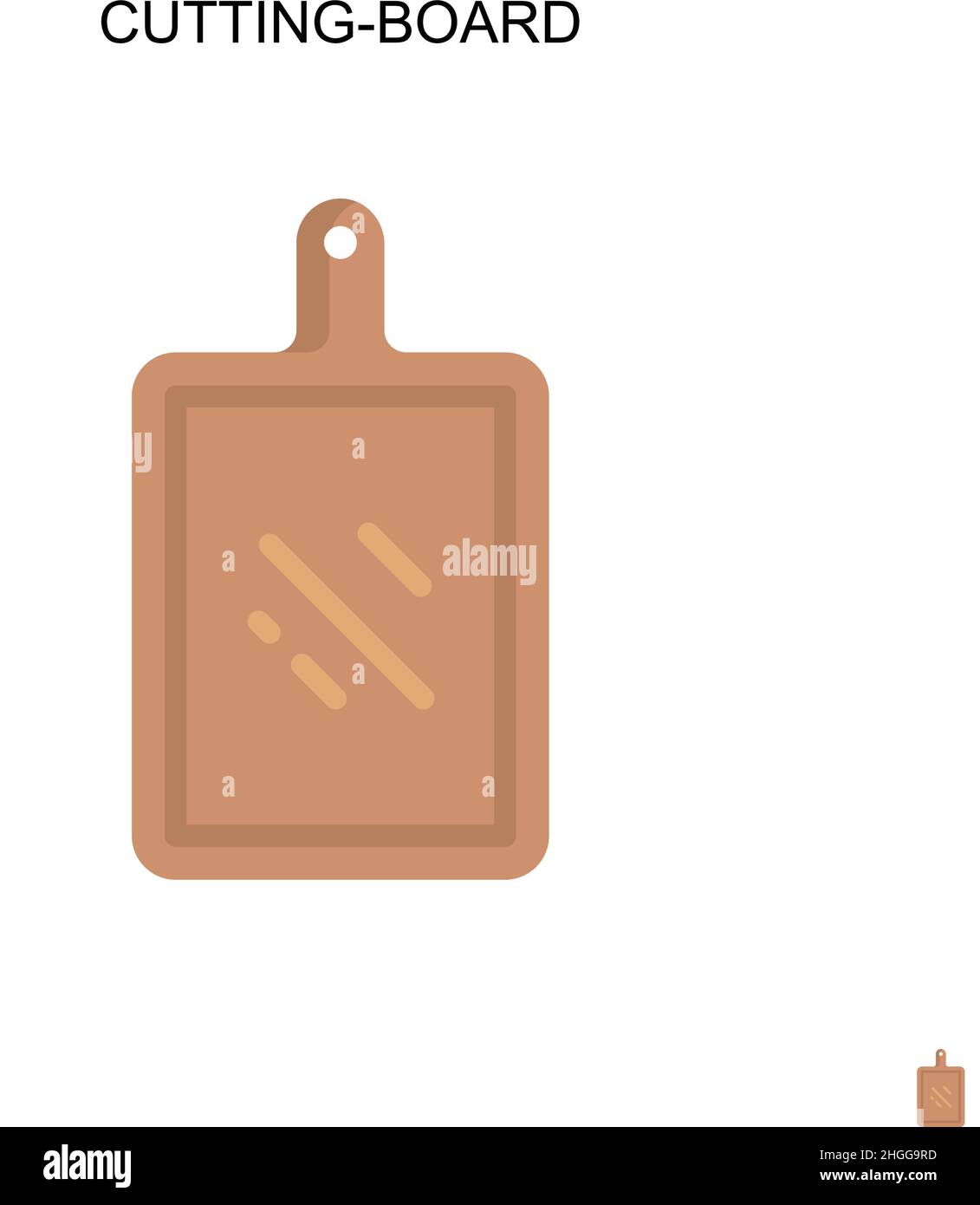 Cutting-board Simple vector icon.Perfect color modern pictogram on ...