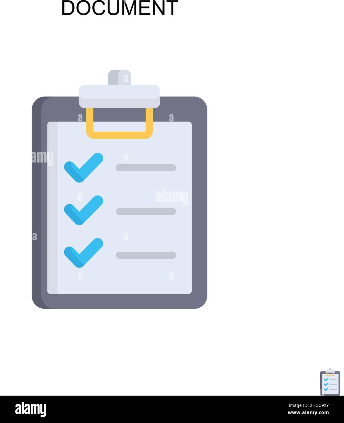 Document Simple vector icon.Perfect color modern pictogram on editable ...