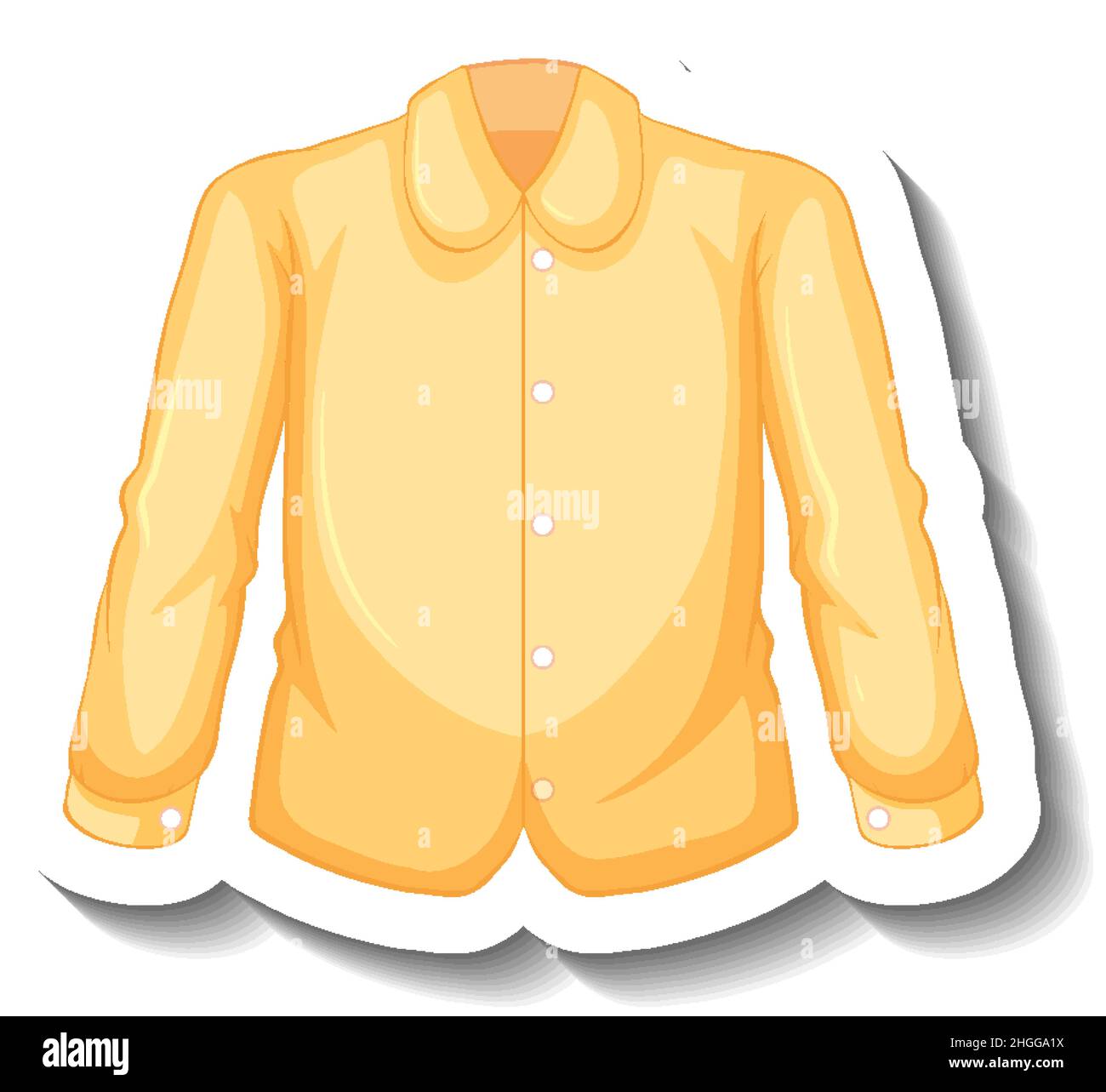 Yellow polo shirt Stock Vector Images - Alamy