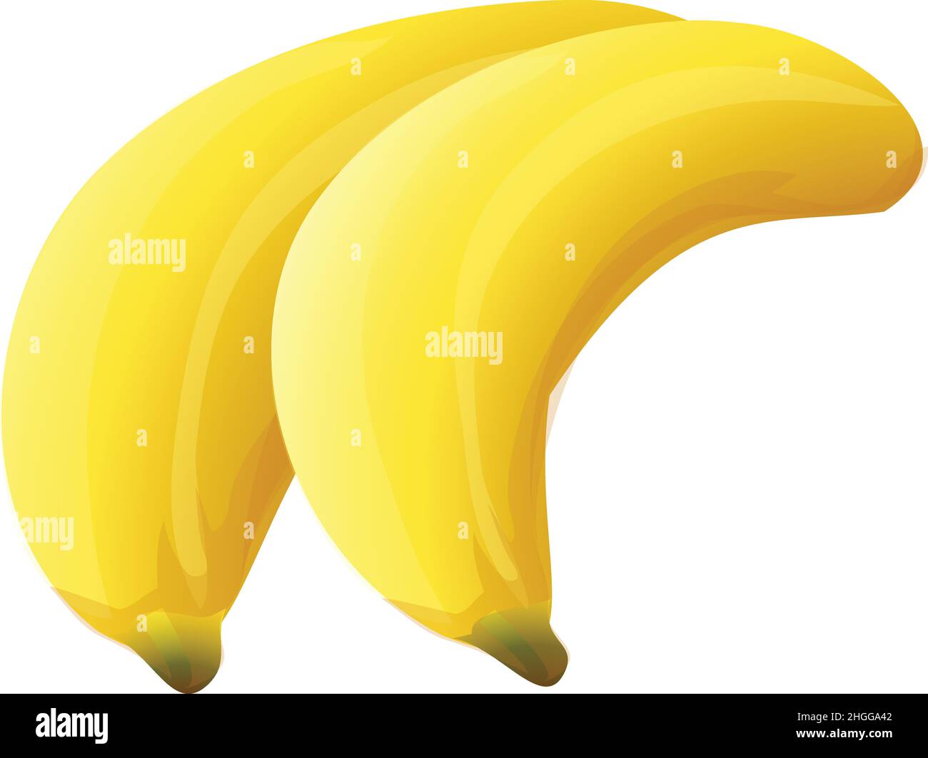 Delicious bananas icon cartoon vector. Sweet food. Fresh dessert Stock ...