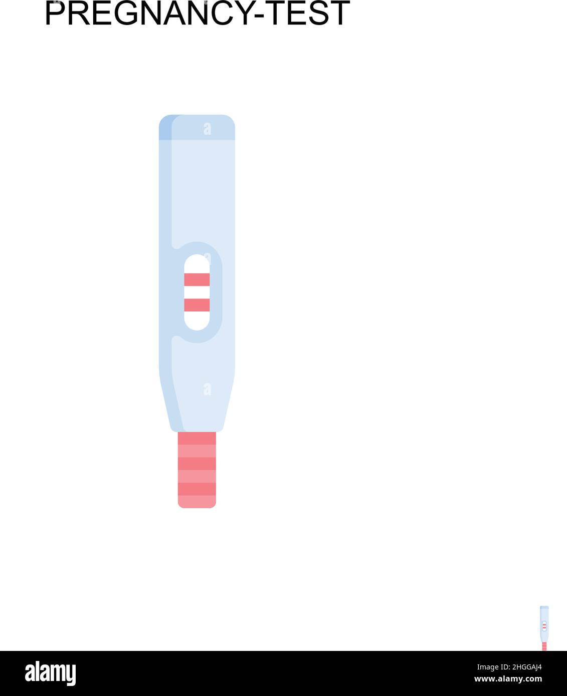 Pregnancy-test Simple vector icon.Perfect color modern pictogram on ...