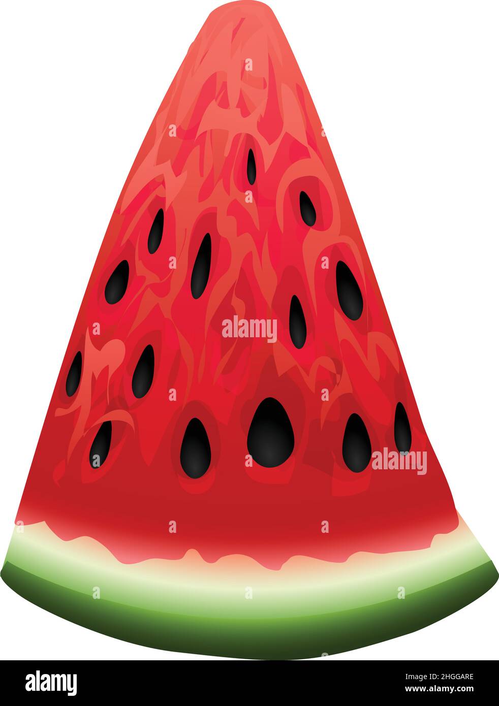 Healthy watermelon icon cartoon vector. Summer fruit. Red food Stock ...