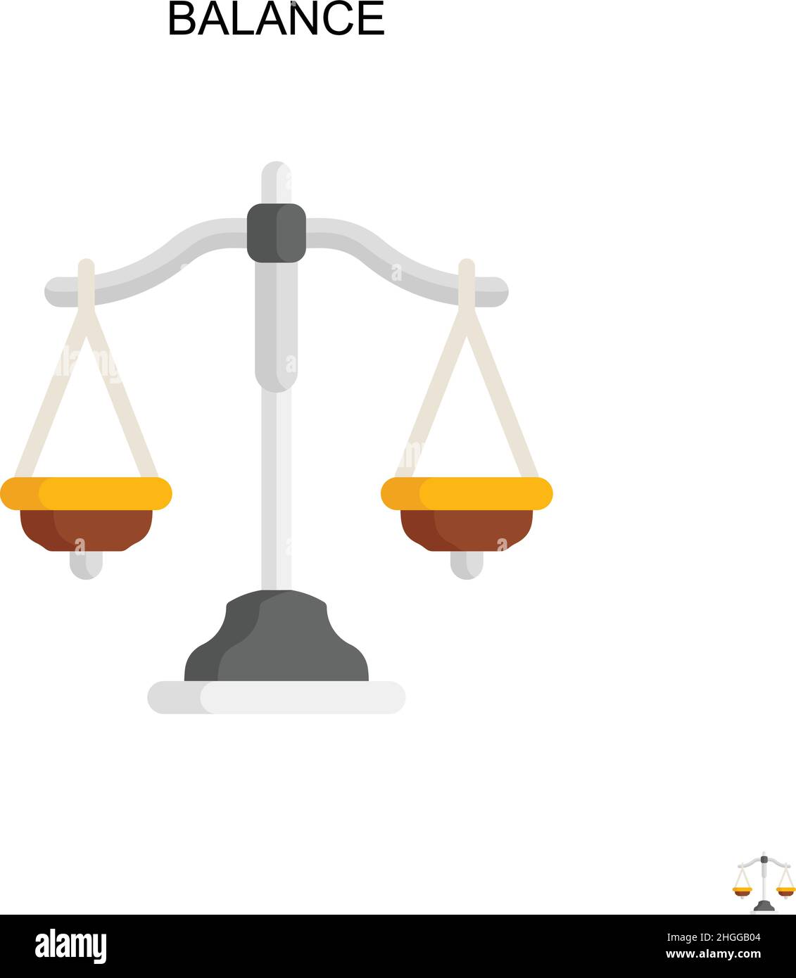 Balance Simple vector icon.Perfect color modern pictogram on editable ...