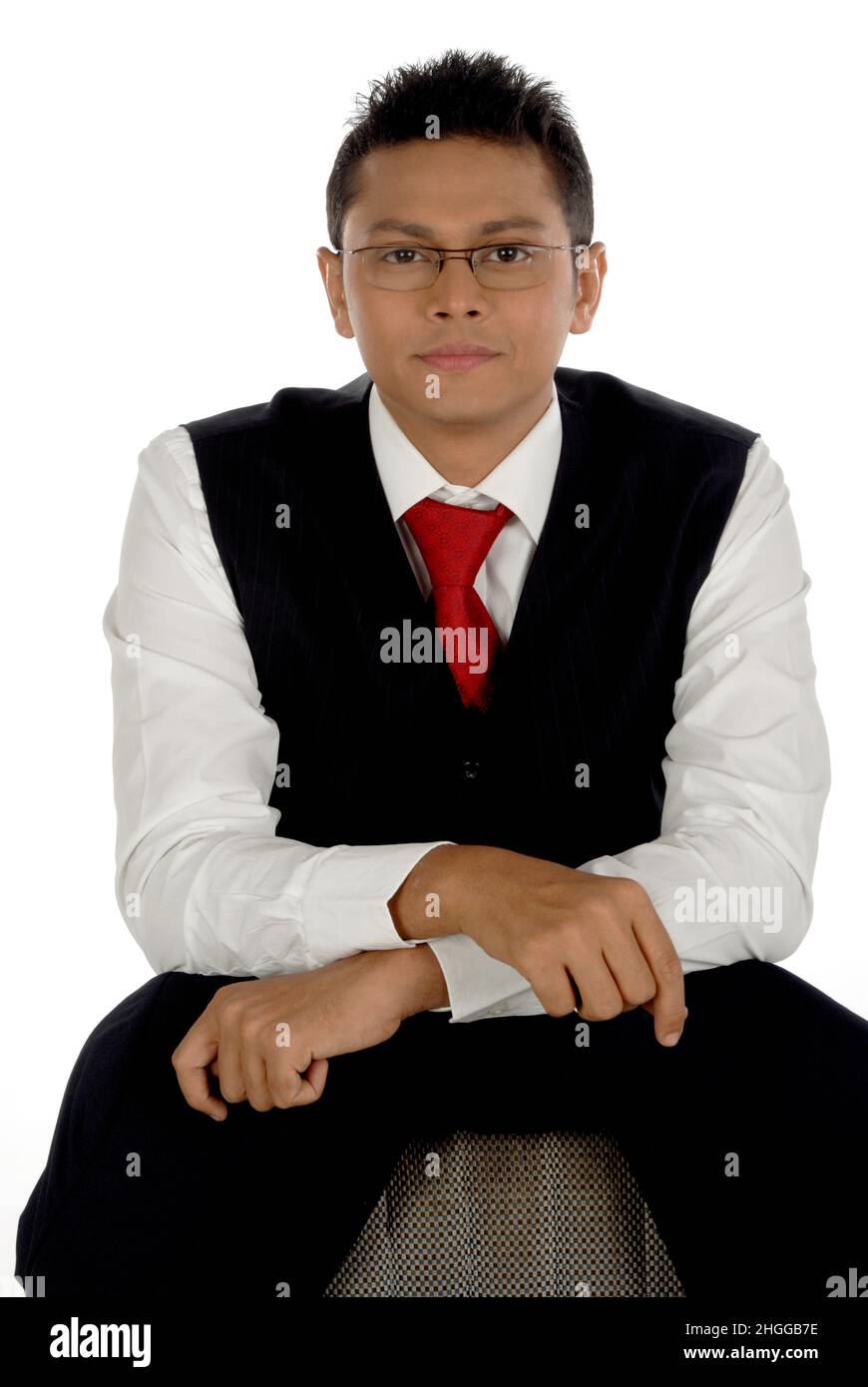 Mumbai; Maharashtra; India- Asia; Dec. 26, 2009 - Portrait of young ...