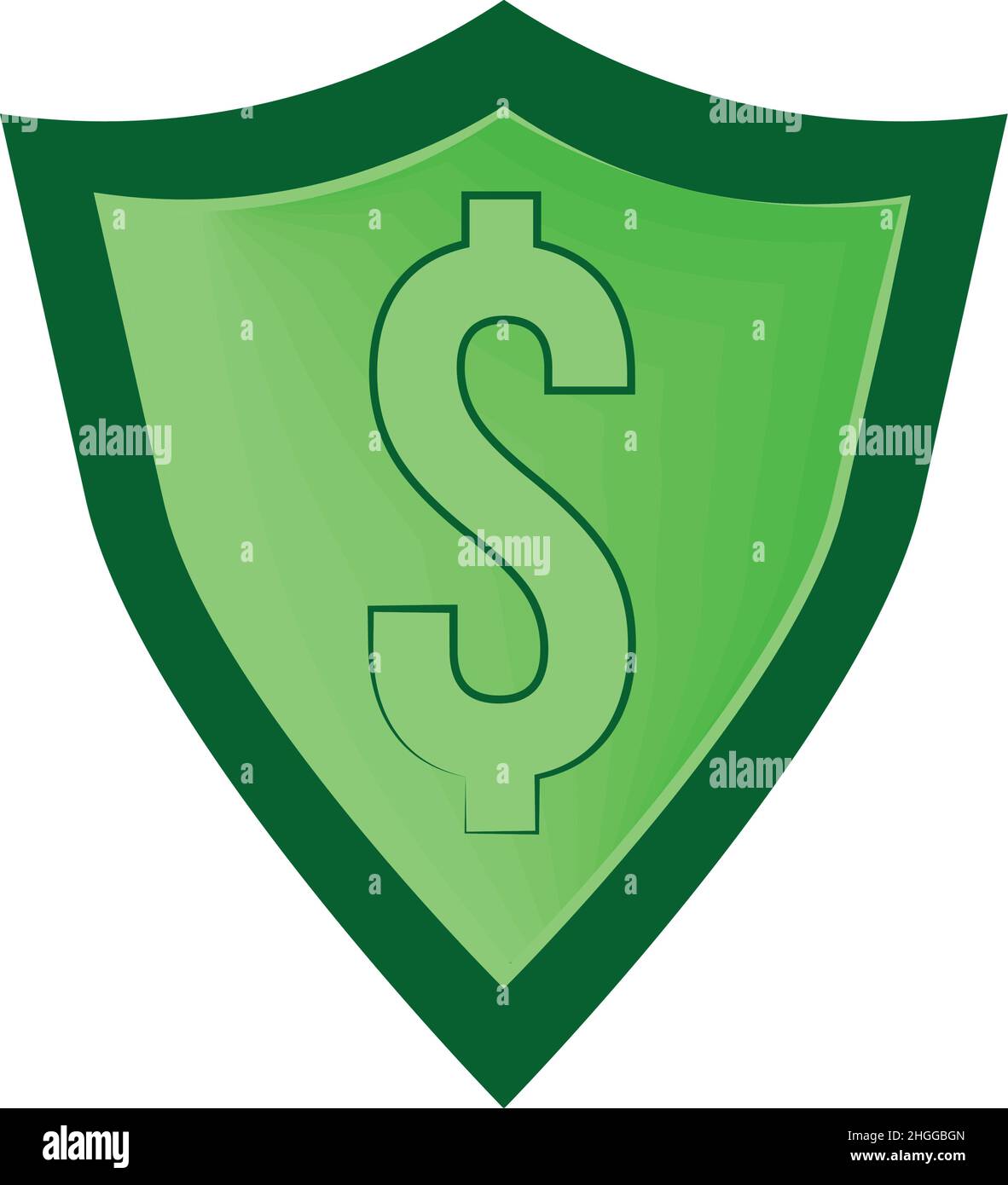 green shield money Stock Vector Image & Art - Alamy