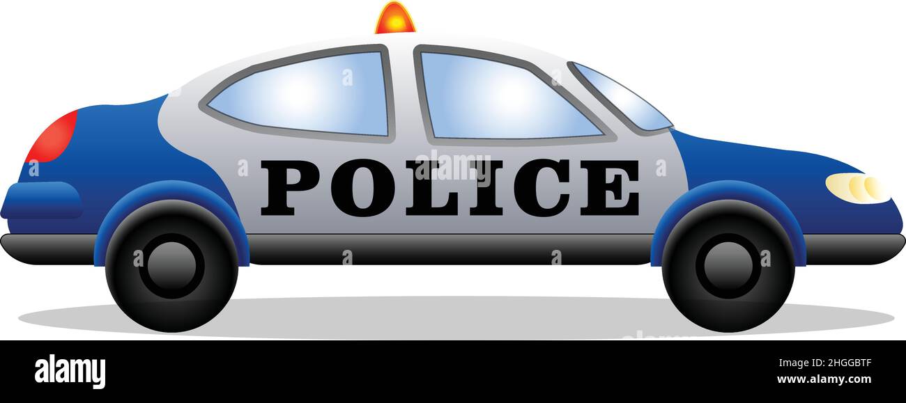 Cartoon Police Car Chase