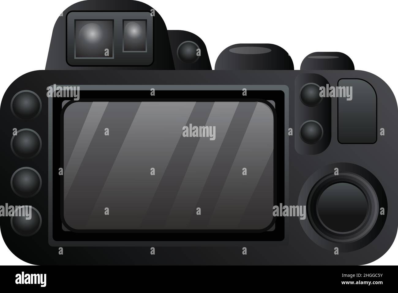 Dslr camera icon cartoon vector. Photo studio. Digital stage Stock ...