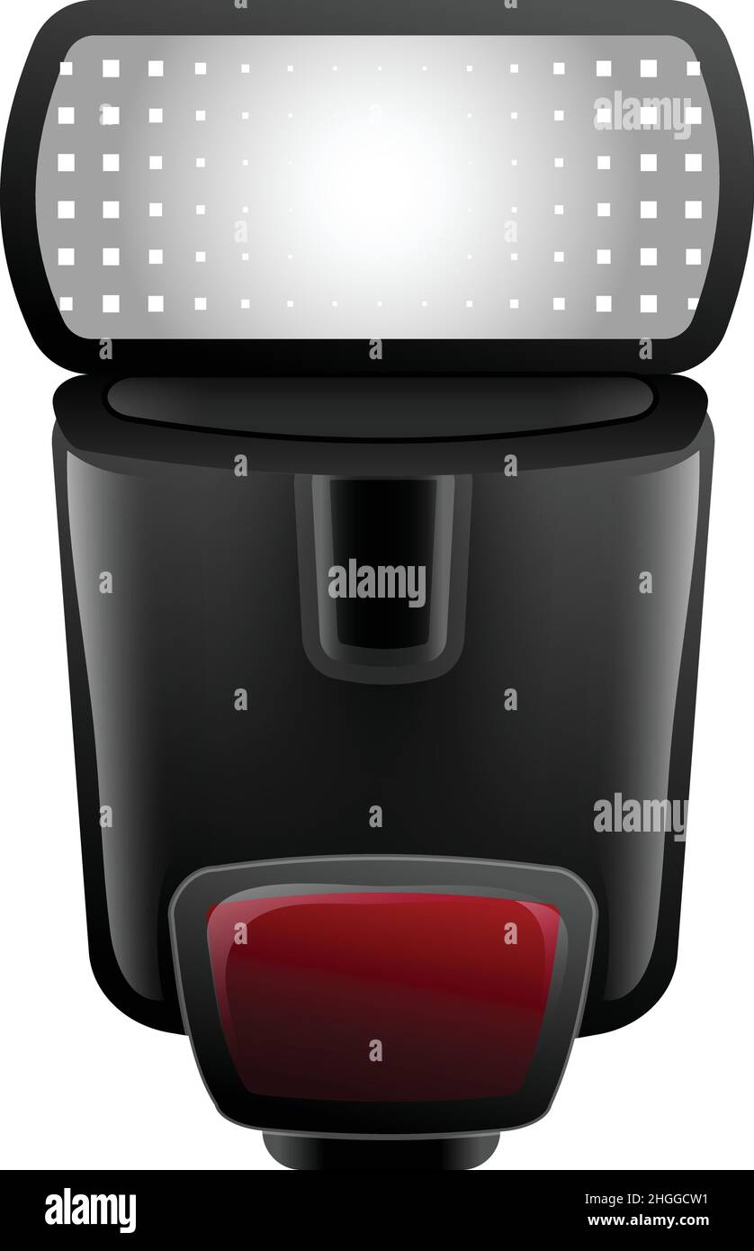 Camera flashlight icon cartoon vector. Photo studio. Spot shoot Stock ...