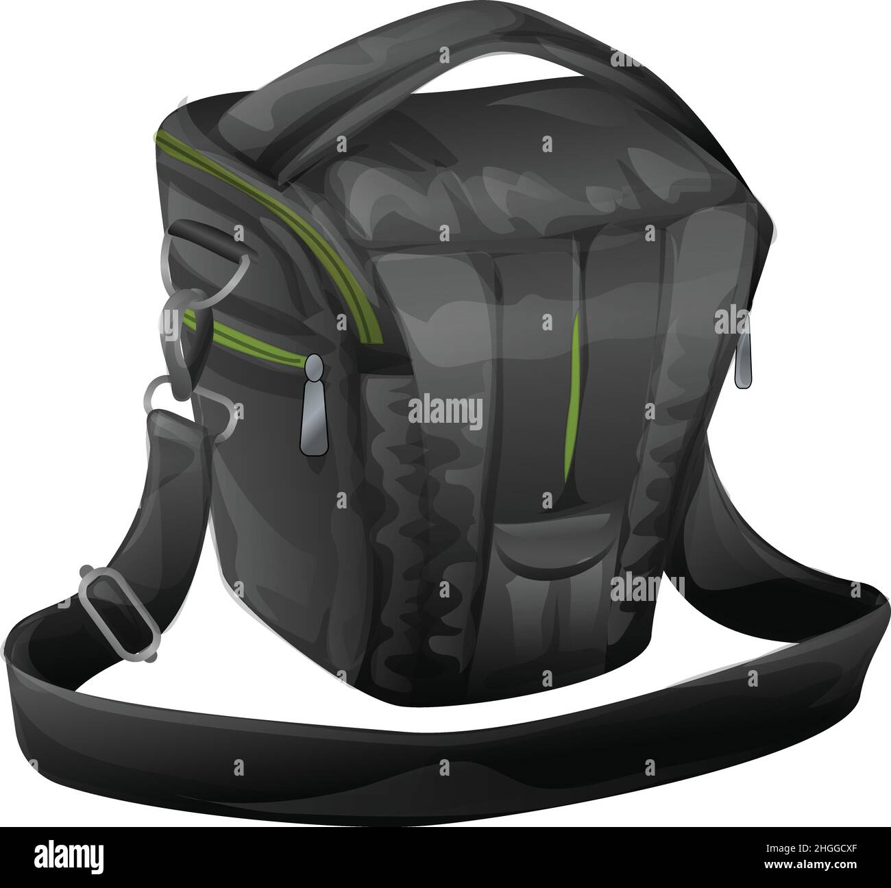 Camera bag icon cartoon vector. Digital photo. Photo equipment Stock ...