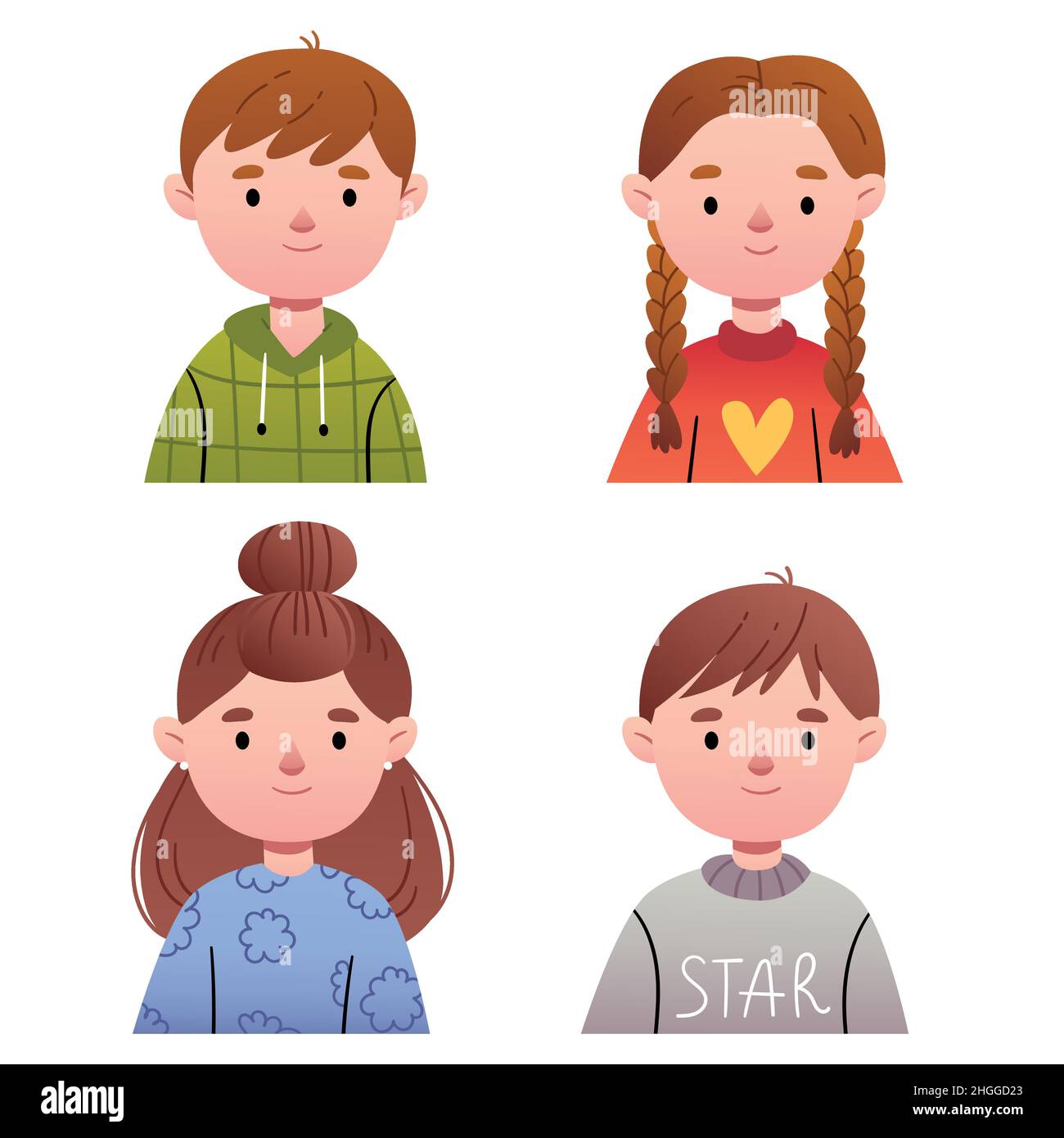 Children friend comfort Stock Vector Images - Alamy