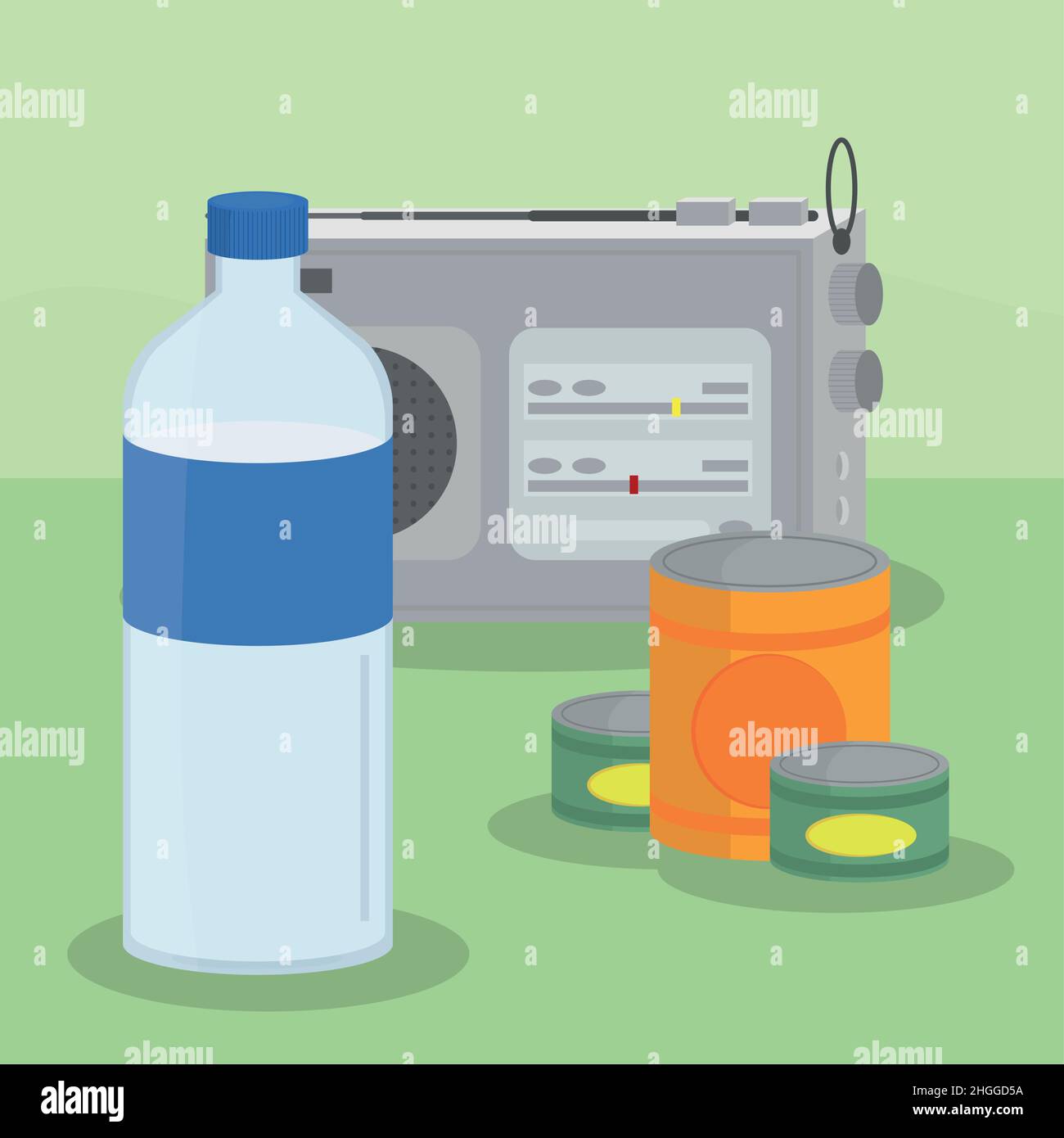 disaster preparedness kit Stock Vector Image & Art - Alamy