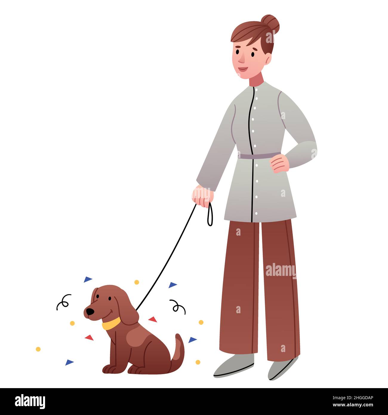 Full length girl in Stock Vector Images - Alamy