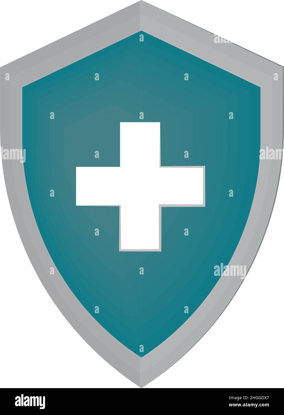 medical shield icon Stock Vector Image & Art - Alamy