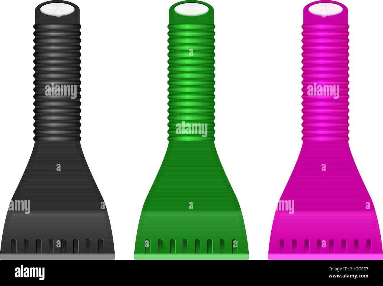 Ice scraper set on a white background. Vector illustration Stock Vector ...