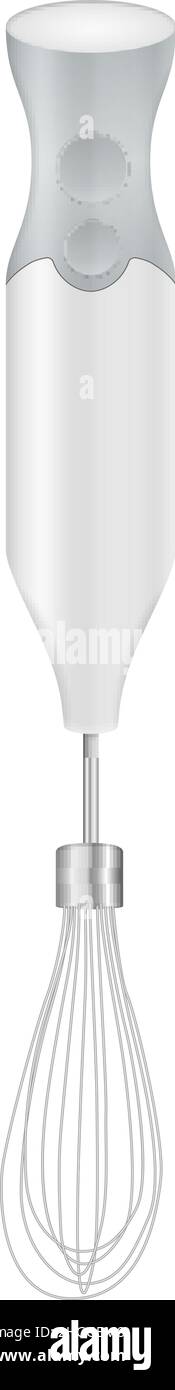 Hand blender on a white background. Vector illustration Stock Vector ...