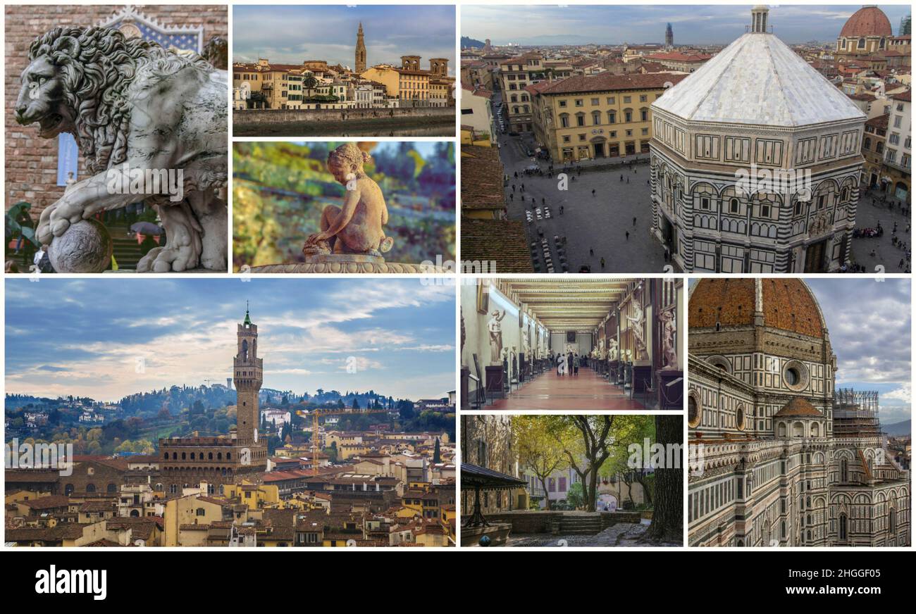Map of italy collage hi-res stock photography and images - Alamy