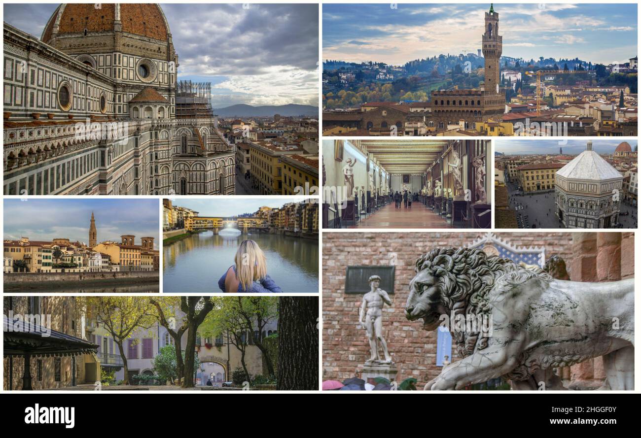 Ancient map florence hi-res stock photography and images - Alamy