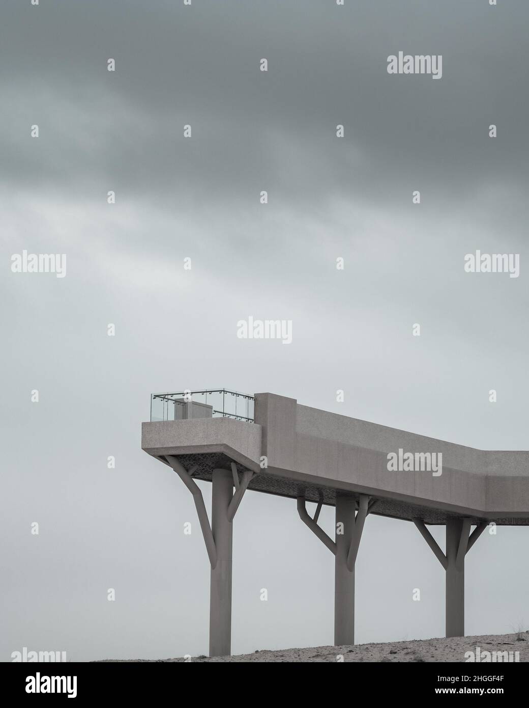 observation deck in Dubai to watch animals Stock Photo - Alamy