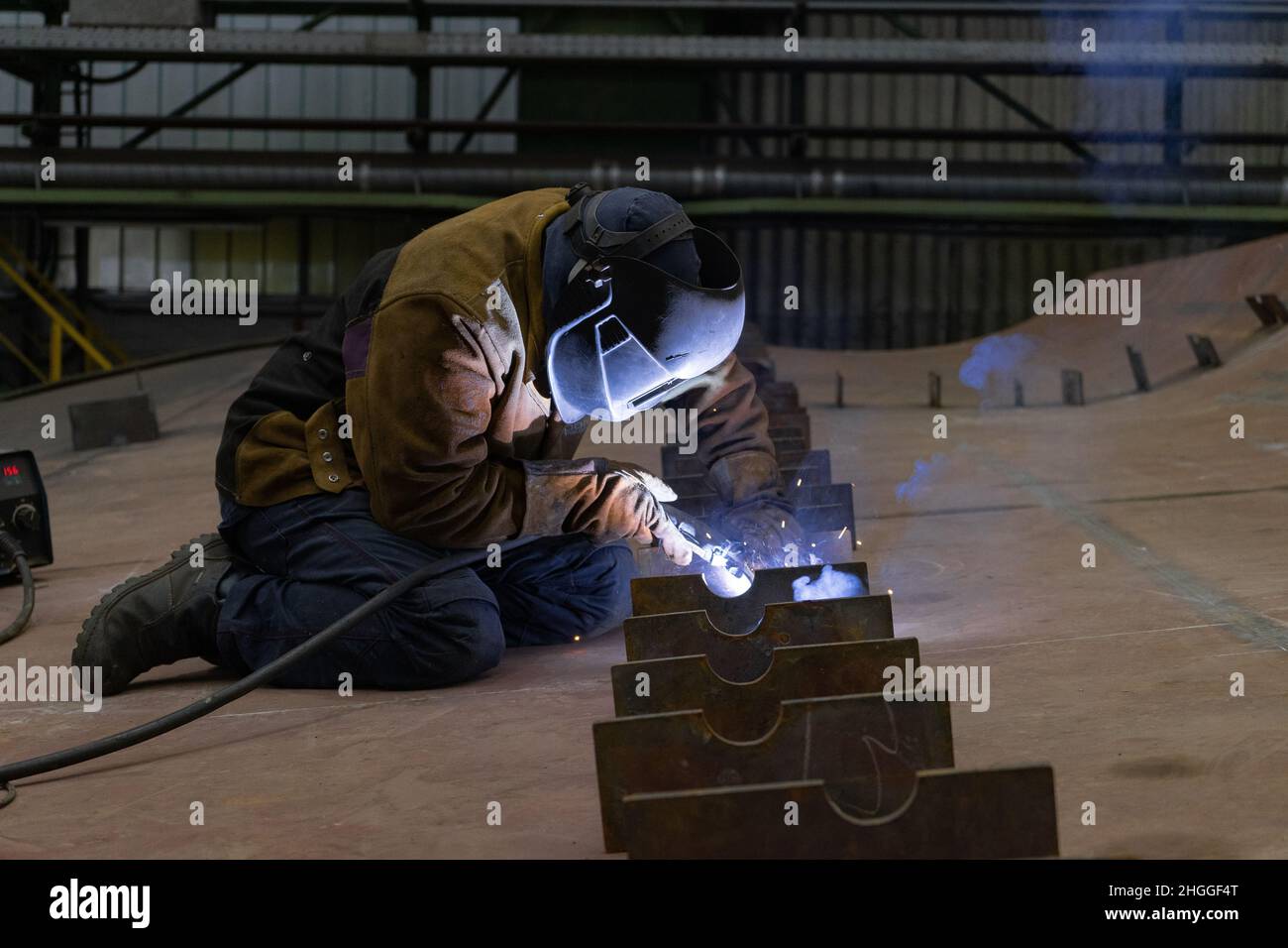 Welding Steel and Iron Stock Photo - Alamy