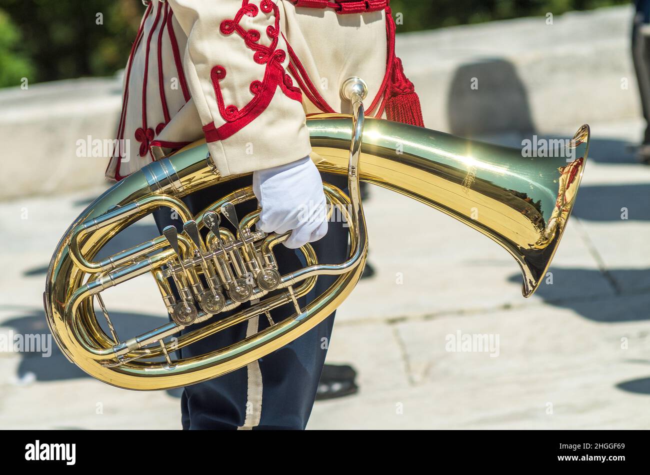 Playing a tuba band hi-res stock photography and images - Alamy