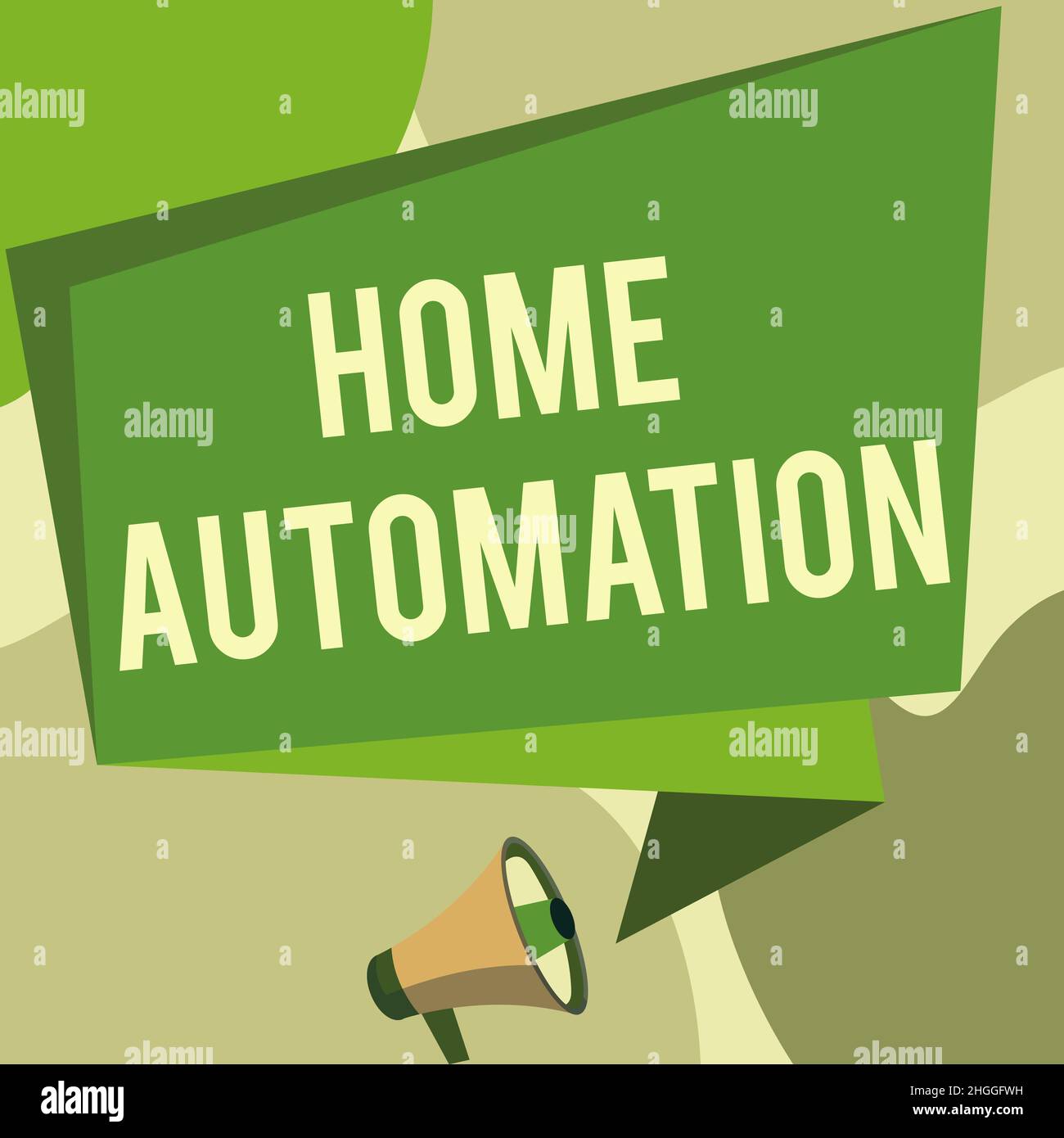 Conceptual Display Home Automation Business Concept Monitoring The