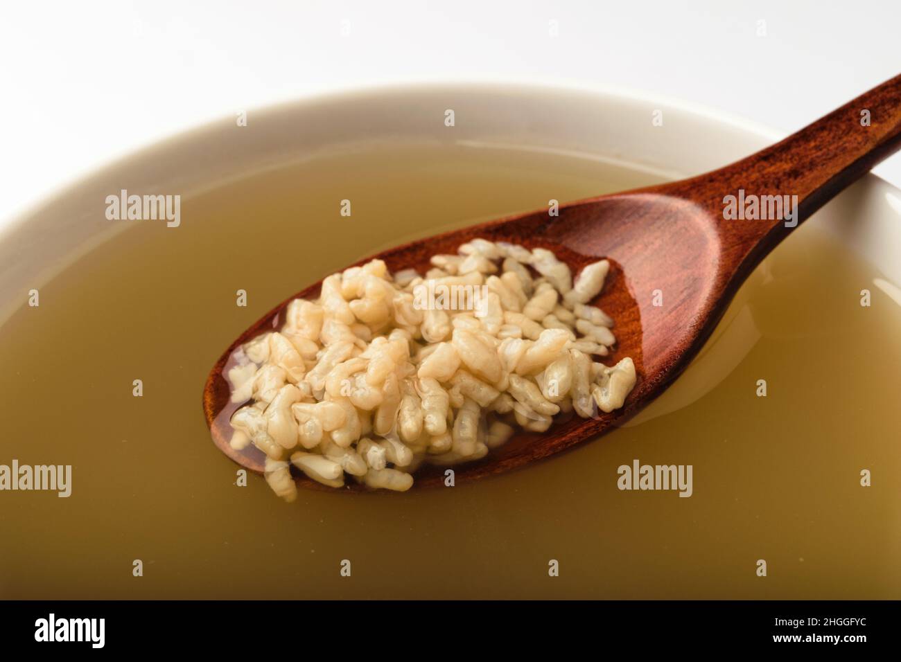 Sikhye on a white background Stock Photo - Alamy