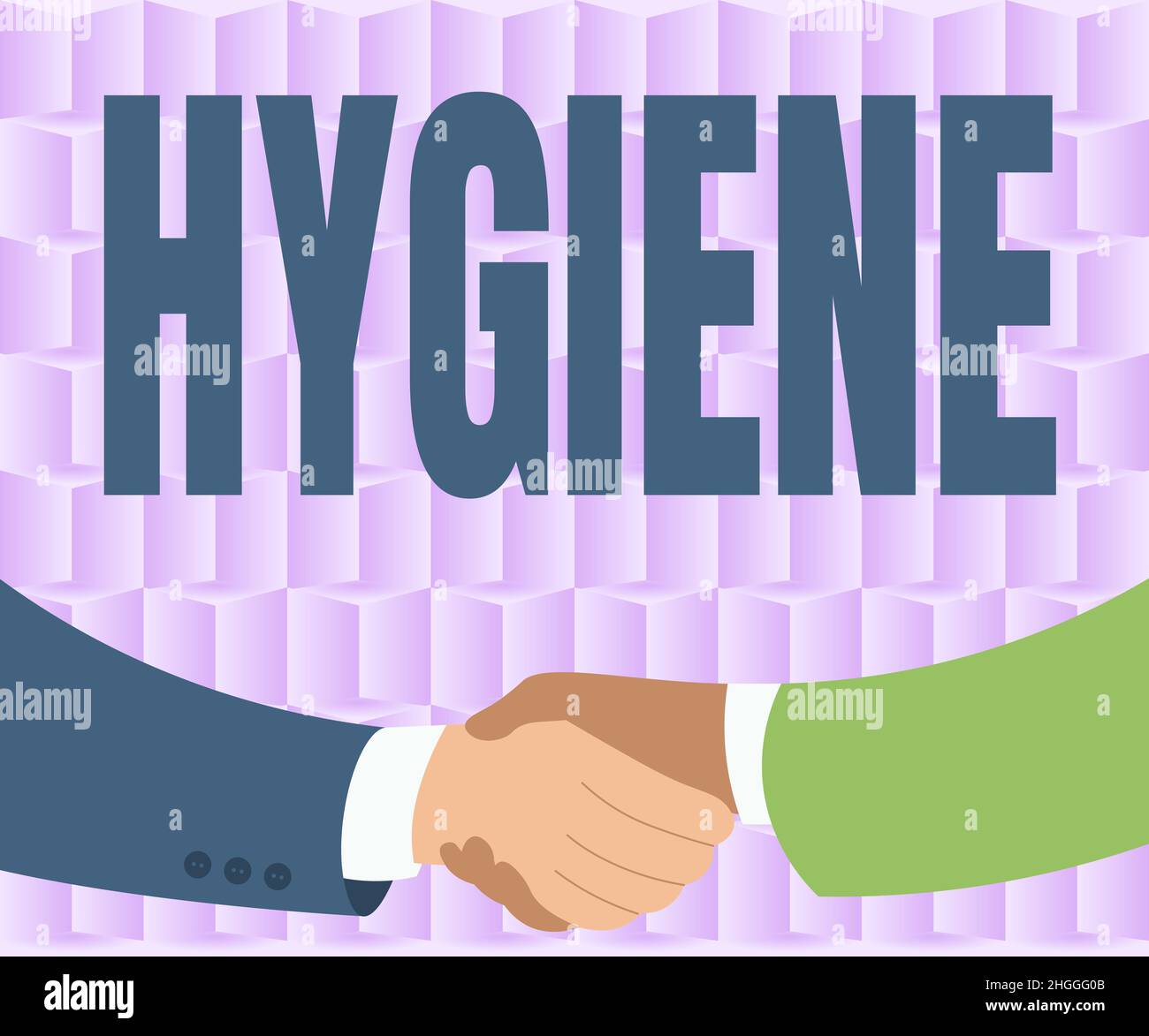 Handwriting text Hygiene, Word Written on study of science of the ...