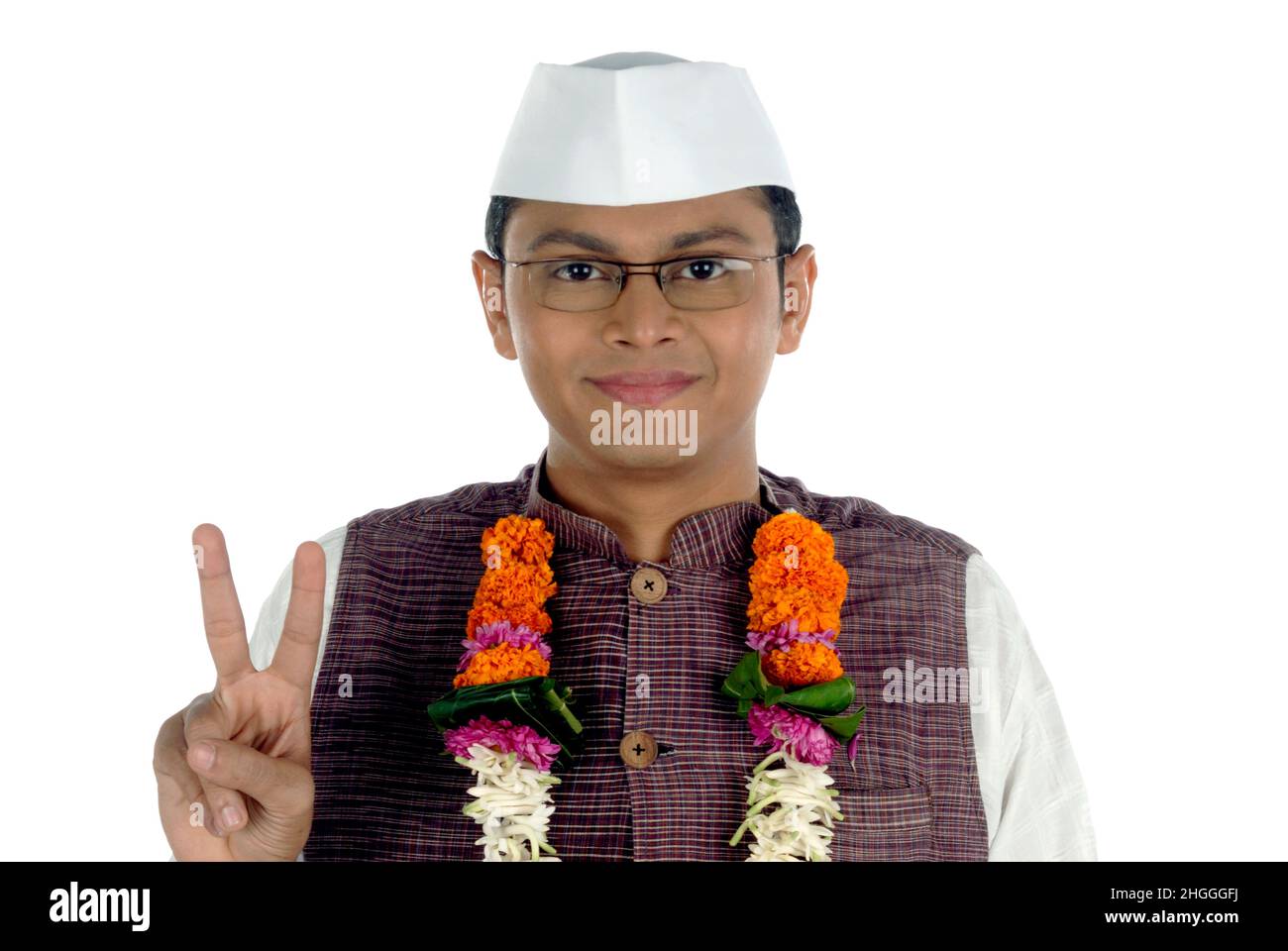 Mumbai; Maharashtra; India- Asia; Dec. 26, 2009 - Portrait of young ...