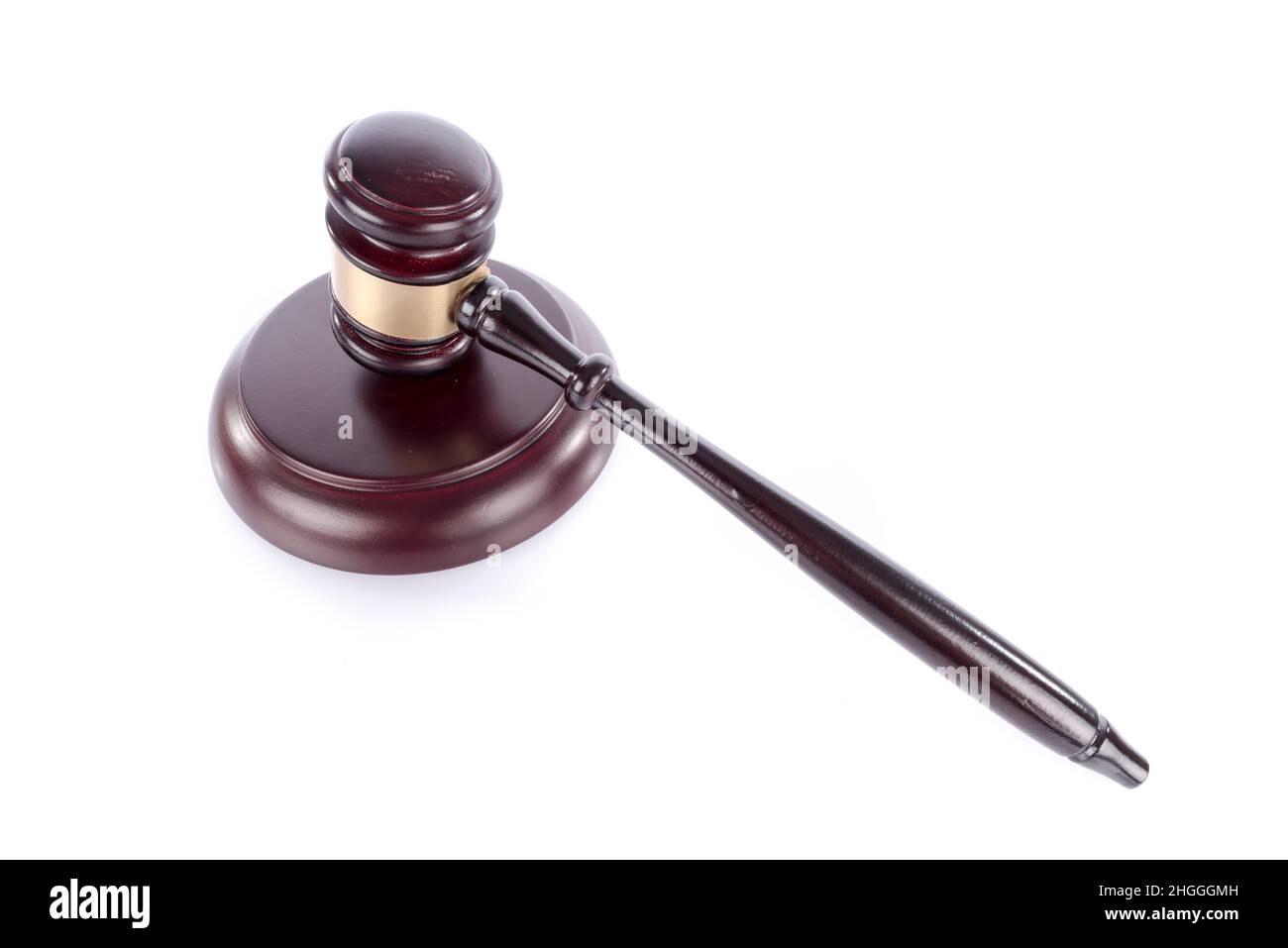 Judge hammer, isolated on white Stock Photo - Alamy