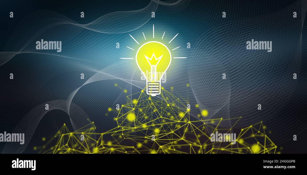 Illustration of an idea concept Stock Photo - Alamy