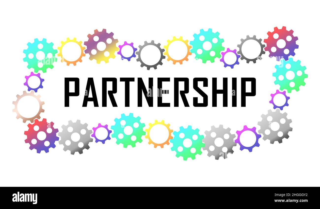 Illustration of a partnership concept Stock Photo - Alamy