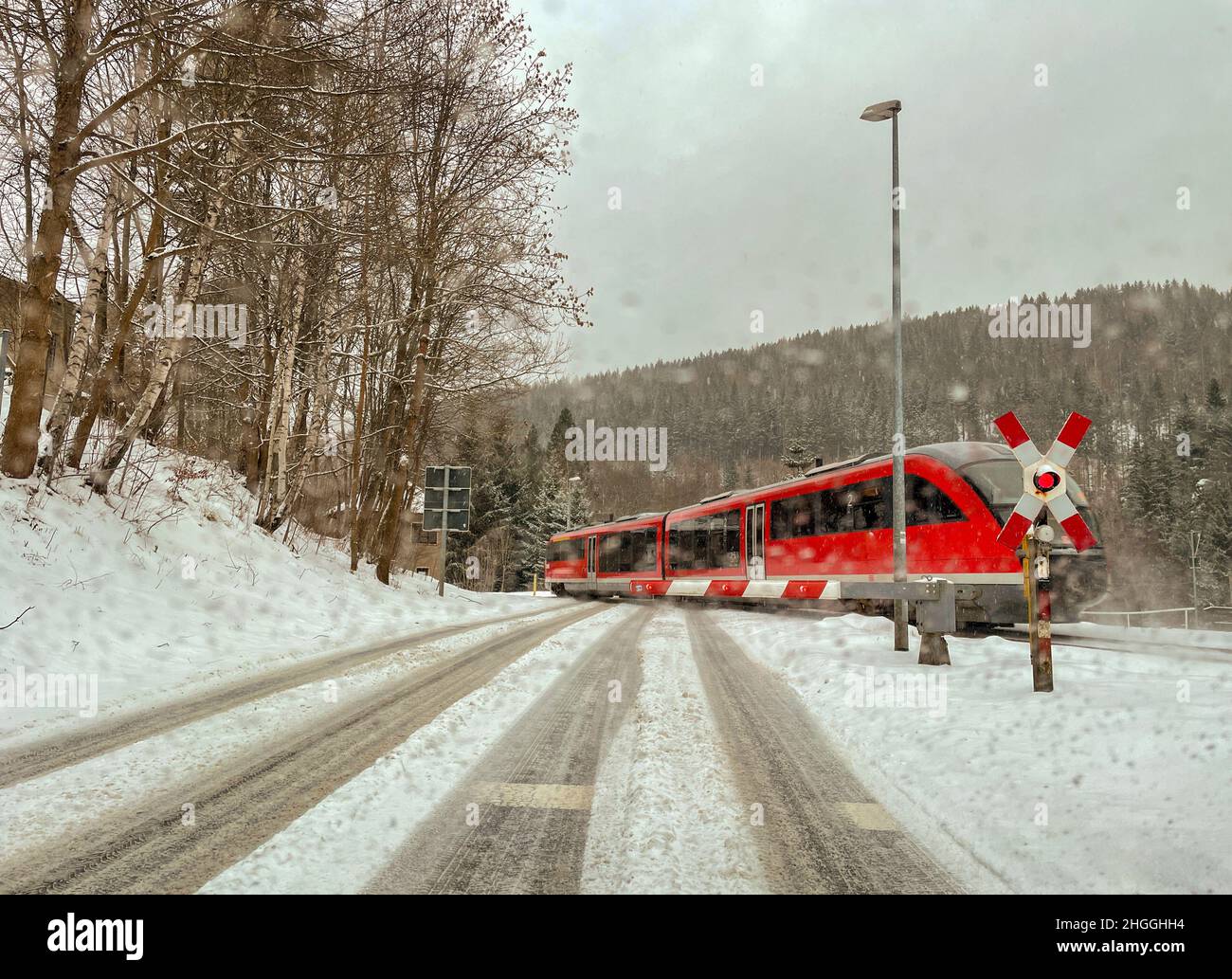 Level crossing barrier machine hi-res stock photography and images - Alamy