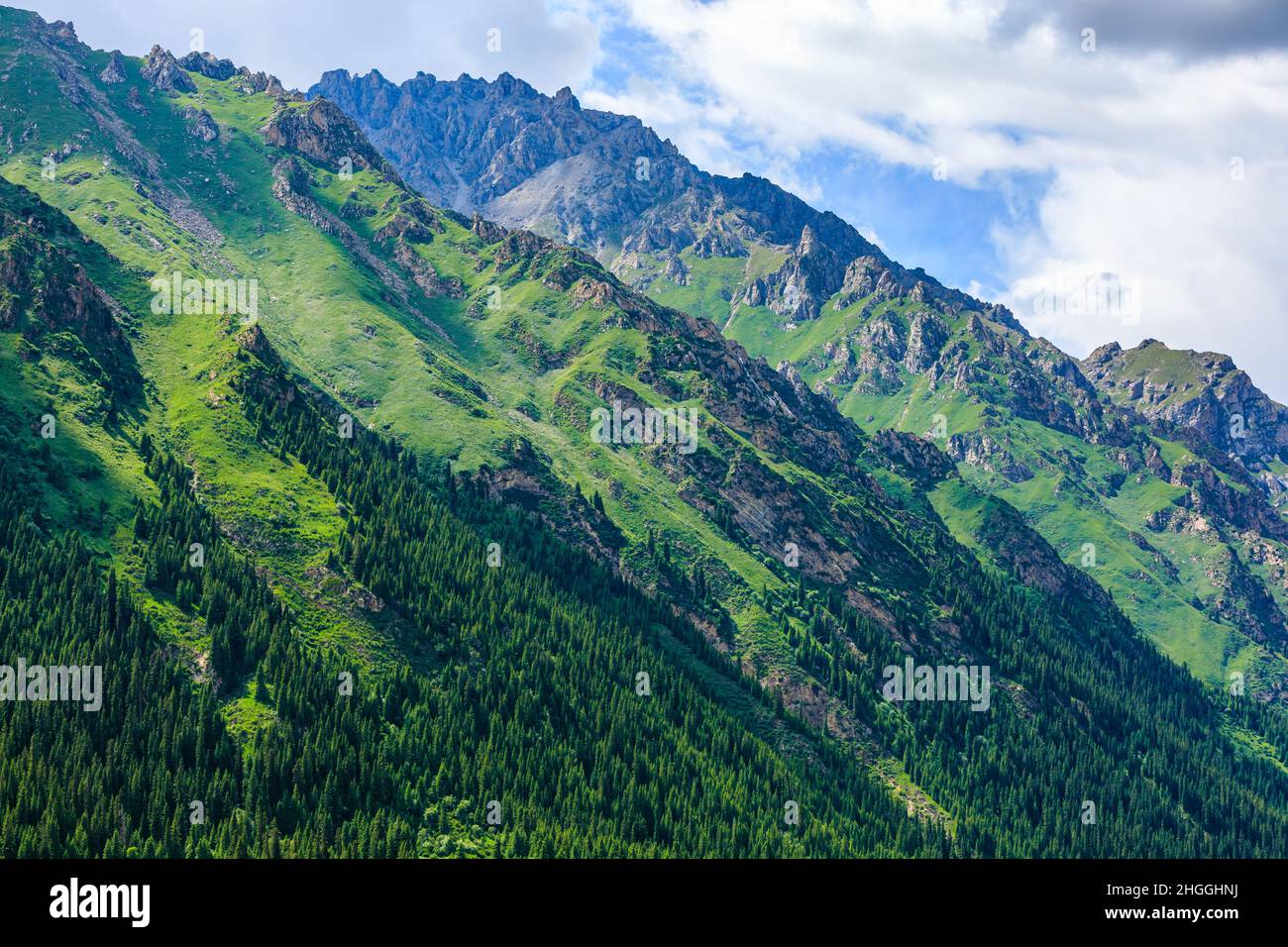 The magnificent natural scenery of Tianshan Mountains,Xinjiang,China ...
