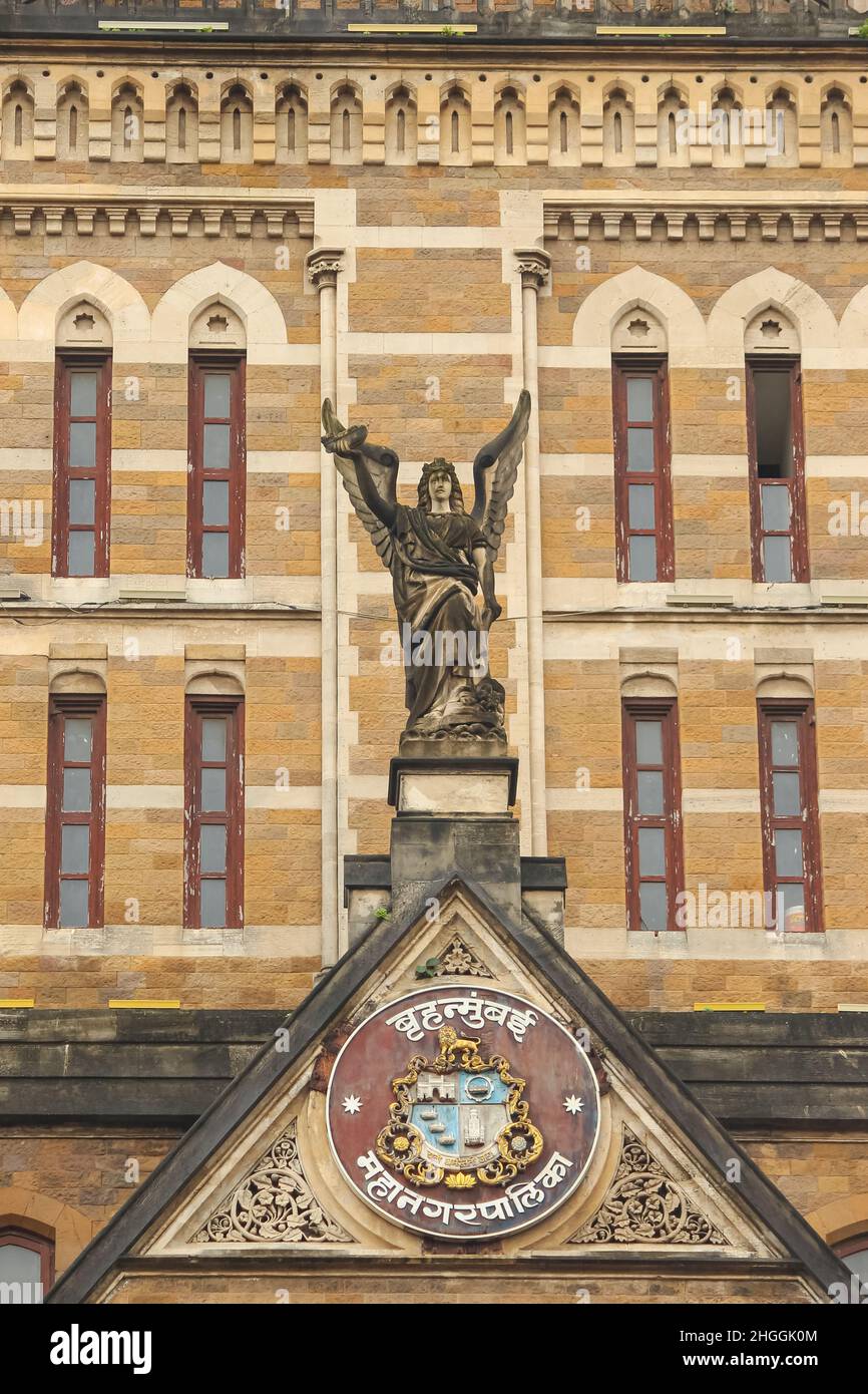 BMC Building rare view, rainy season, Mumbai, Maharashtra Stock Photo ...