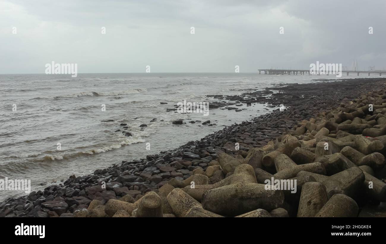the marine line seaside of Mumbai, Maharashtra, India Stock Photo - Alamy