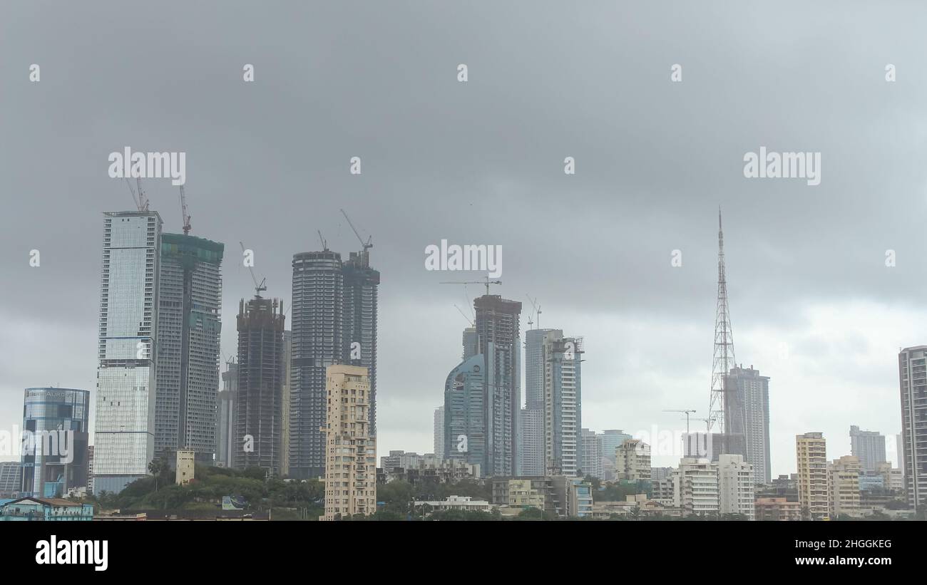 The Beautiful Skyline of Mumbai, Maharashtra, India Stock Photo - Alamy
