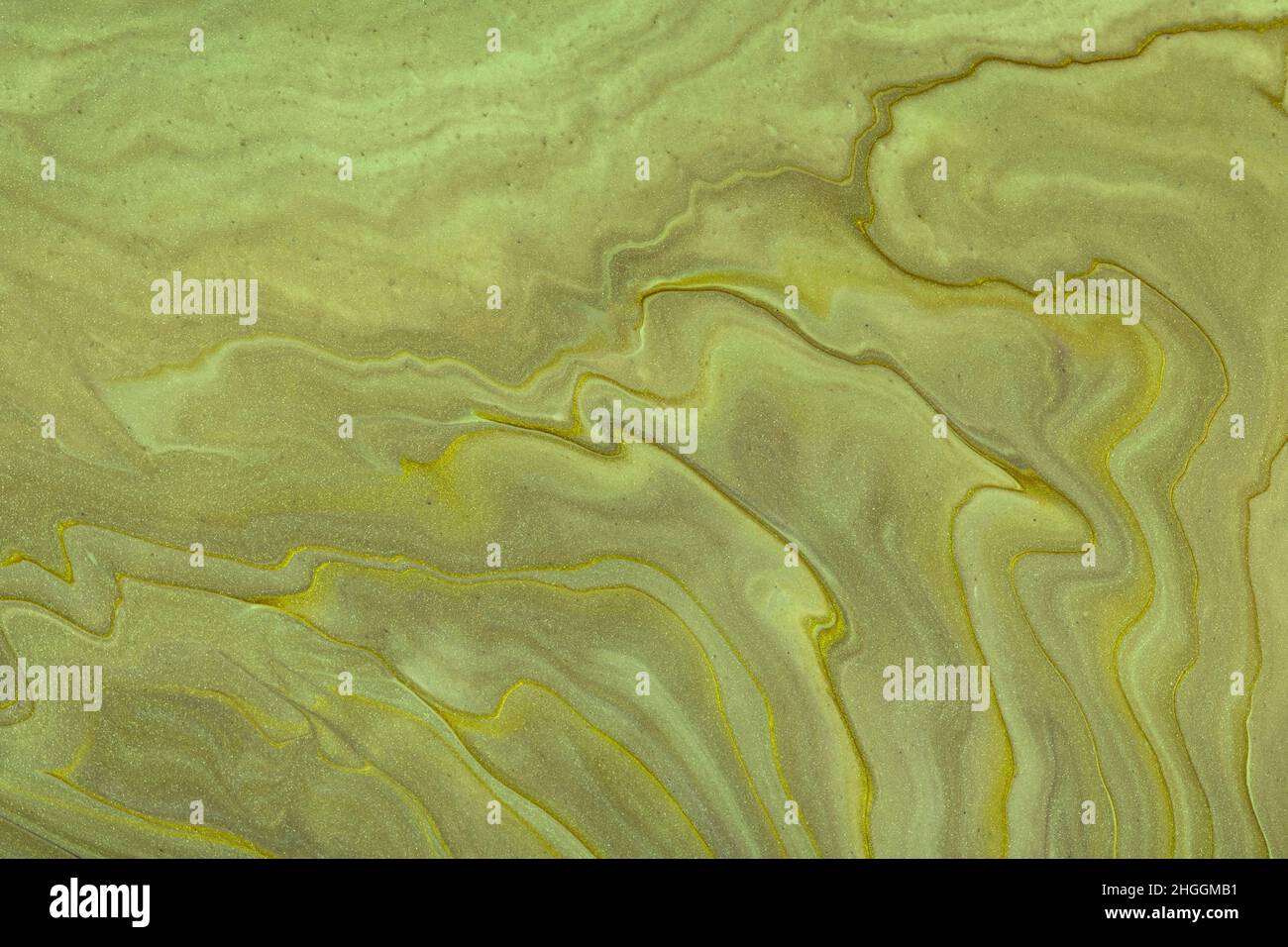 Abstract fluid art background dark green and olive colors. Liquid ...