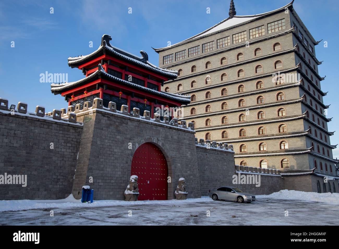 Dragon Gate is an unfinished business and culture center in Älvkarleby ...