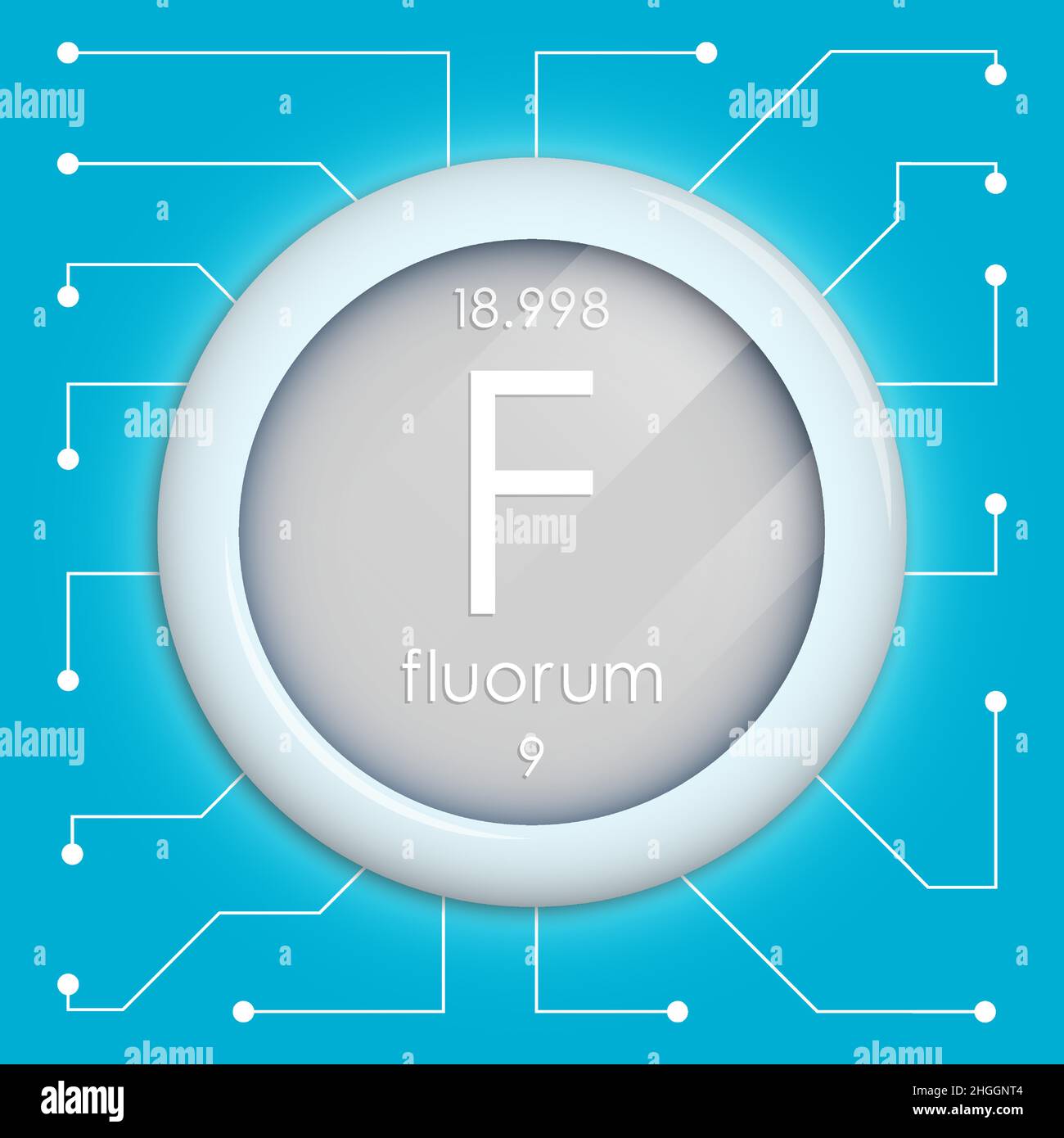Chemical element fluorine Stock Vector Images - Alamy