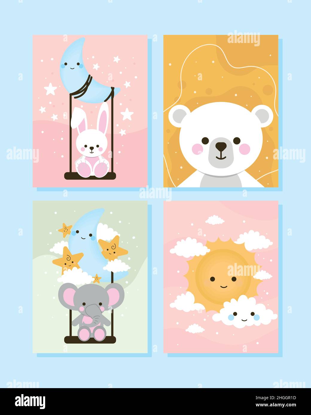 icons baby posters Stock Vector Image & Art - Alamy