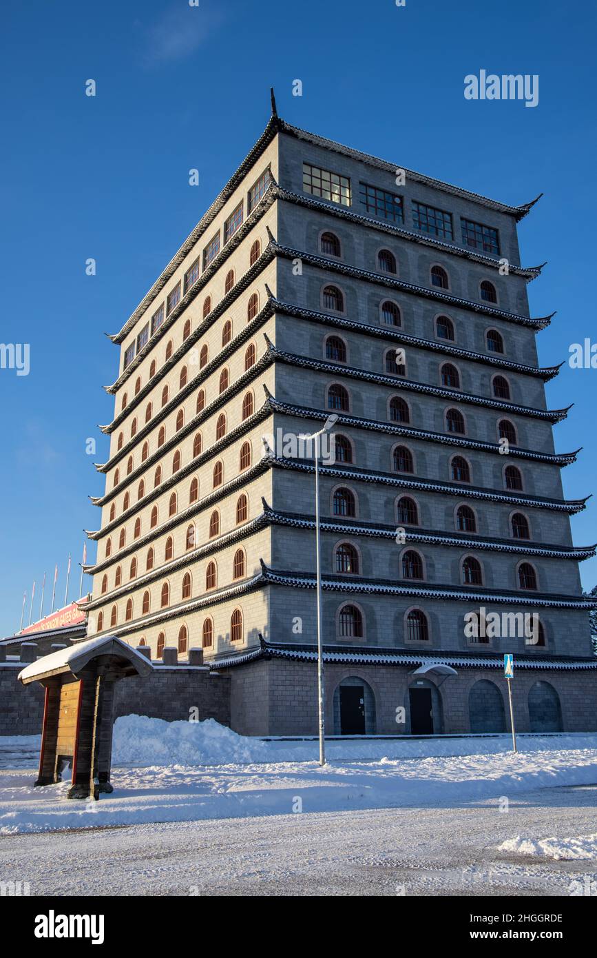 Dragon Gate is an unfinished business and culture center in Älvkarleby ...