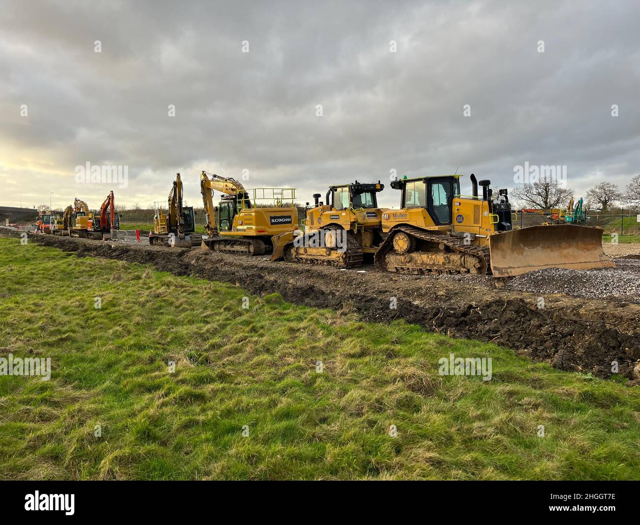 East West Railway Construction. Network rail. Launton, Oxfordshire 30 ...