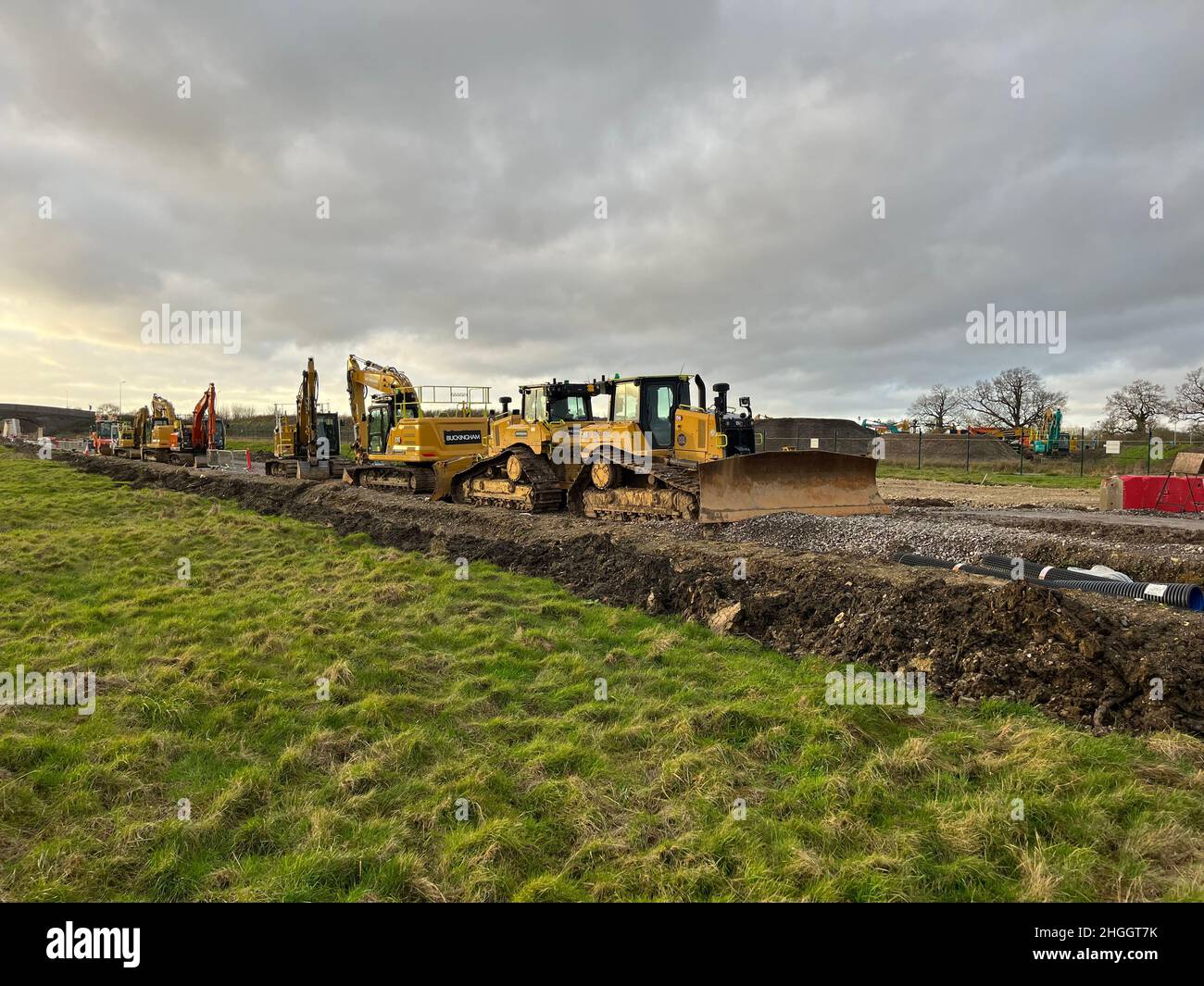 East West Railway Construction. Network rail. Launton, Oxfordshire 30 ...