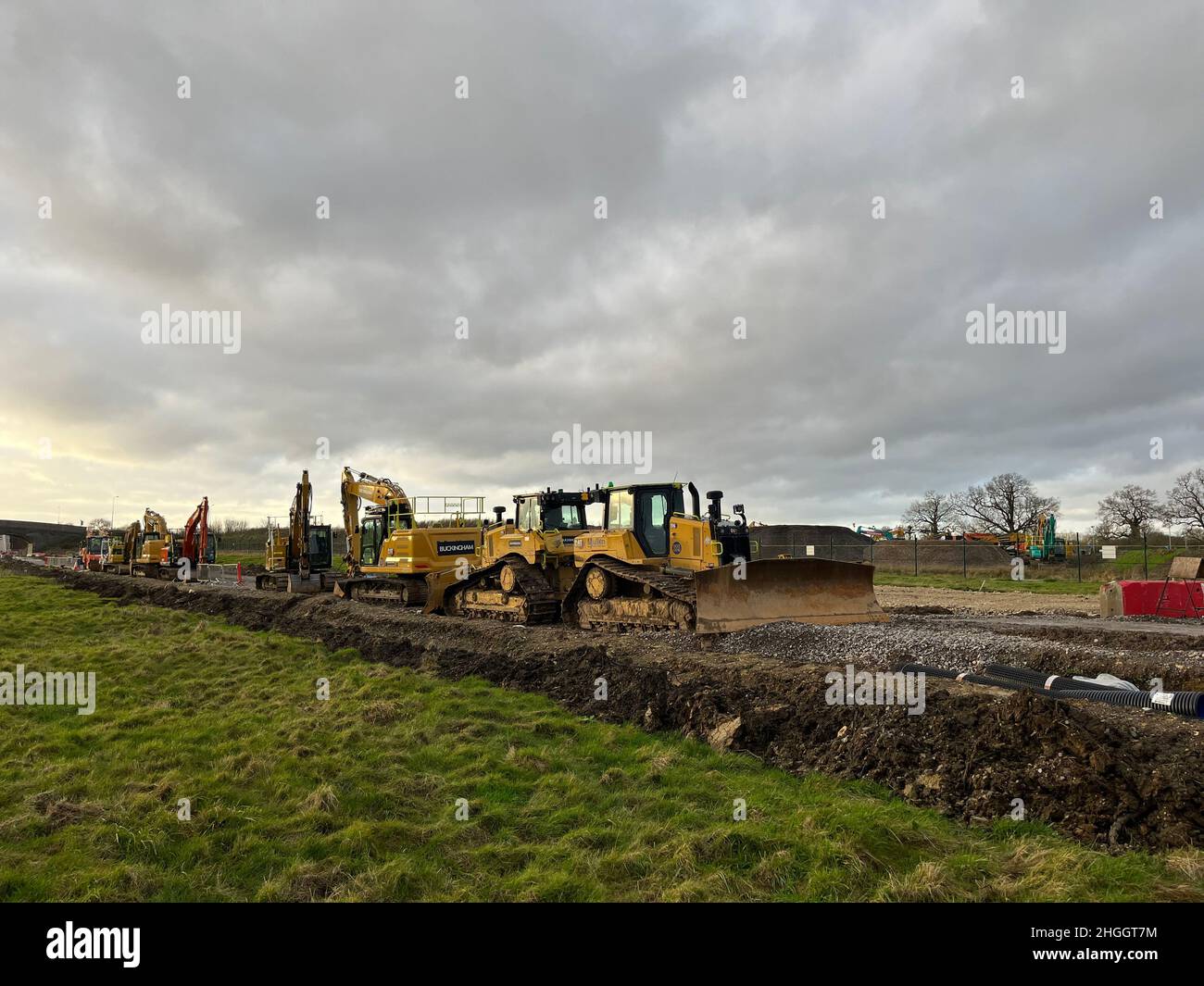 East West Railway Construction. Network rail. Launton, Oxfordshire 30 ...