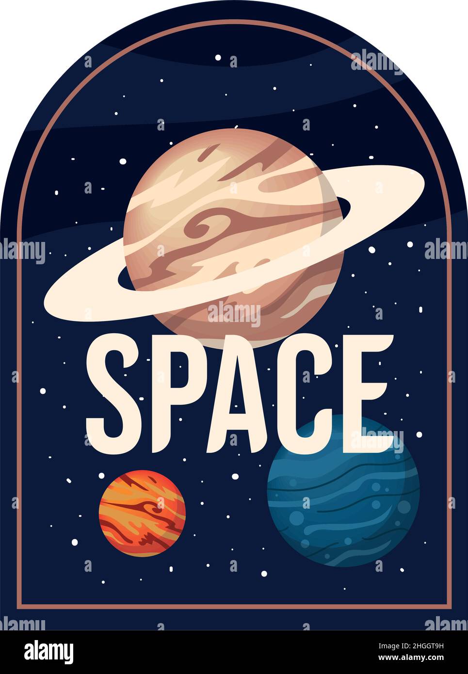 space planets label Stock Vector Image & Art - Alamy
