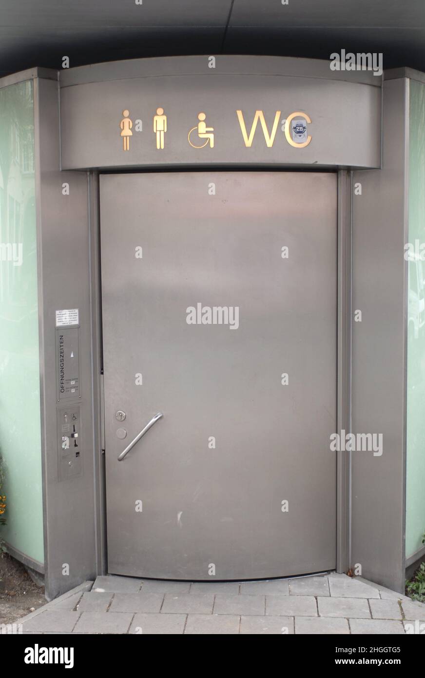 Public restroom doors hi-res stock photography and images - Alamy