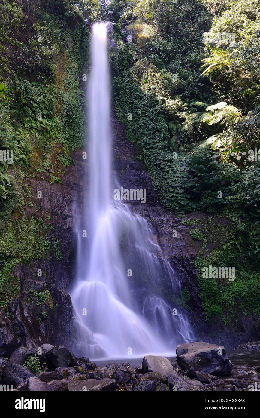 Large Git Git waterfall, Indonesia, Bali Stock Photo - Alamy