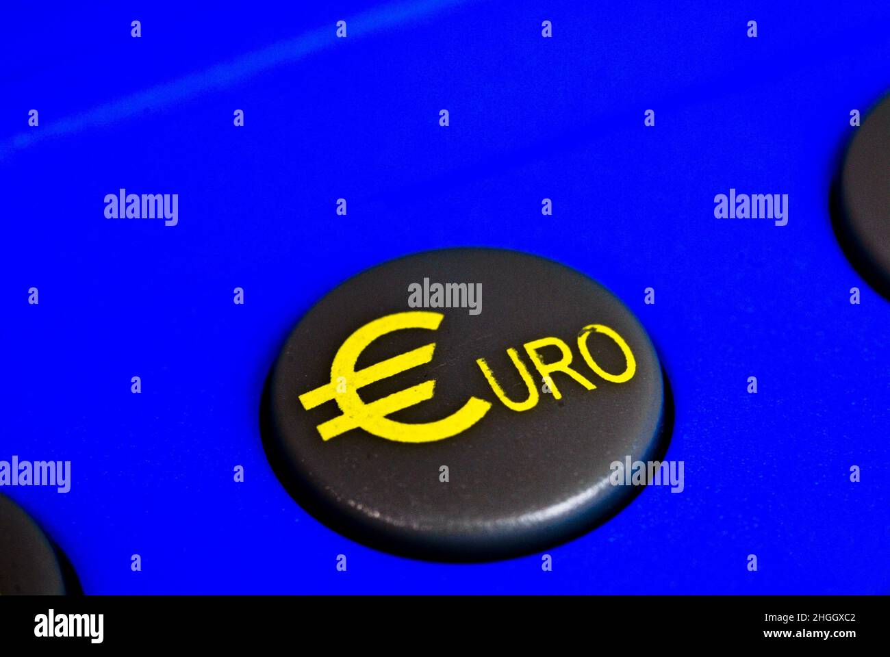 Euro currency symbol calculator hi-res stock photography and images - Alamy